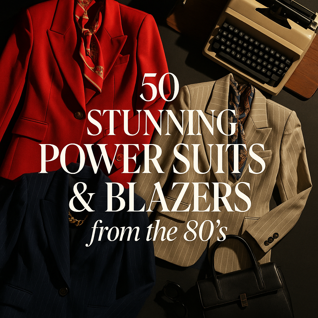 50 Stunning Power Suits & Blazers from the 80's : The Ultimate Guide to ...